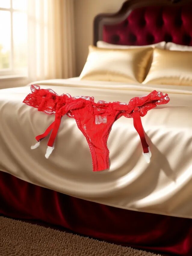 Трусики Fantasy Lingerie с подвязками для чулок, S