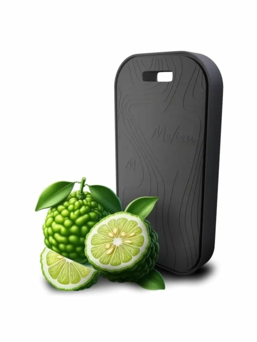 Автоароматизатор Melien BERGAMOT, керамический, подвесной, натуральный, черный матовый