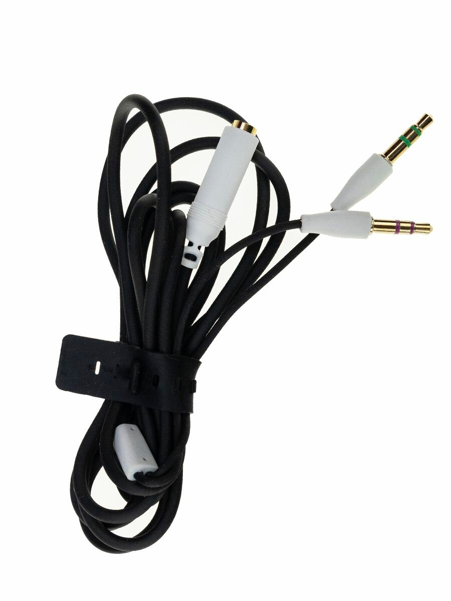 Кабель-переходник RAZER BLACKSHARK V2X (3.5 jack) (Чёрно-Белый)