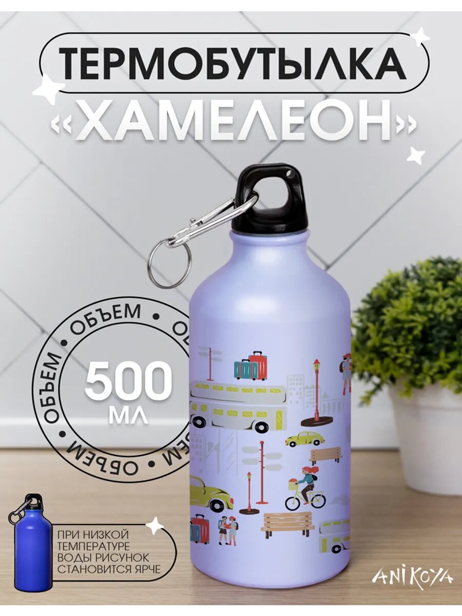 Спортивная бутылка для воды машинки