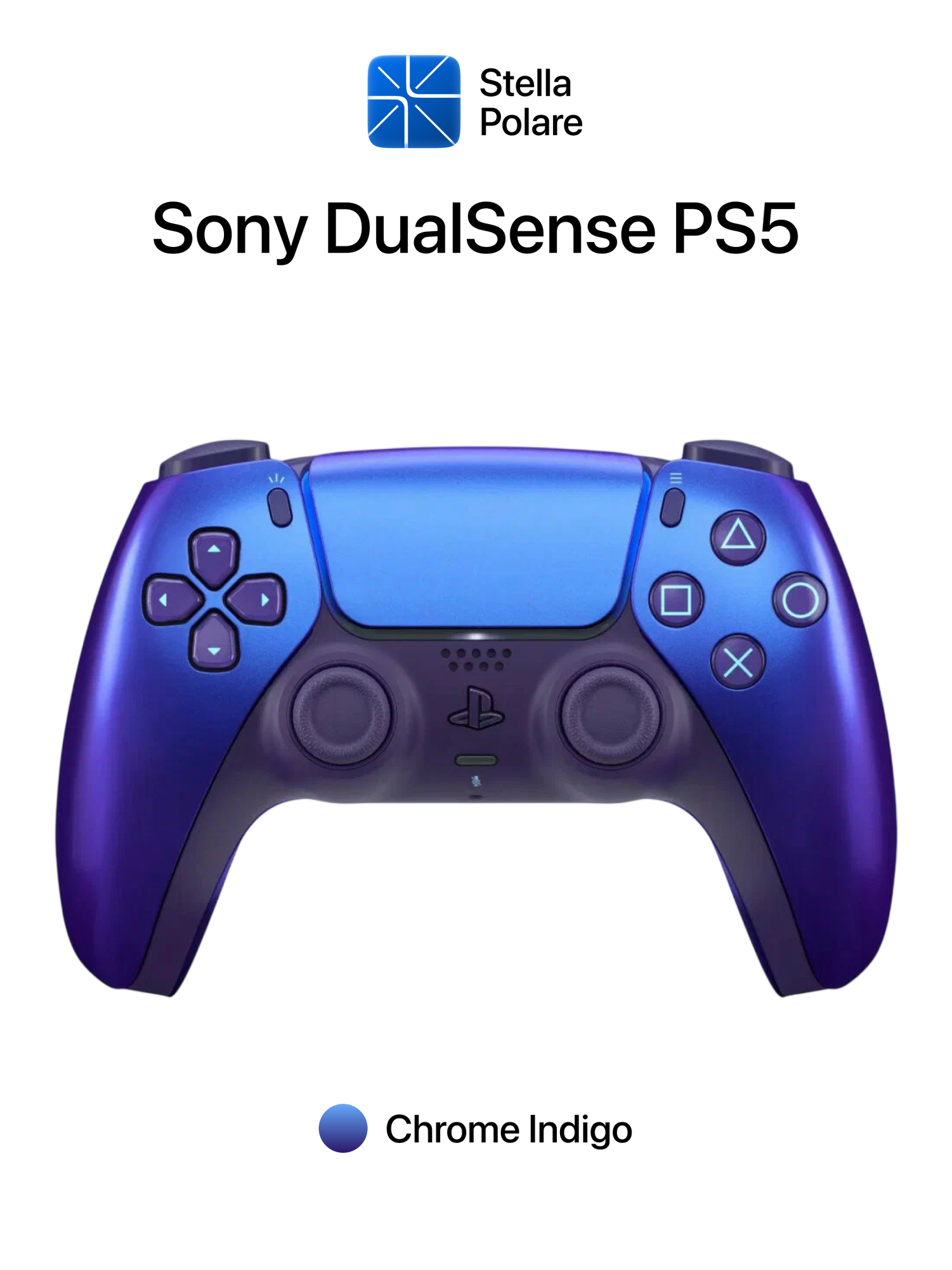 Беспроводной геймпад Sony DualSense Chroma Indigo (индиго хром) (PS5)
