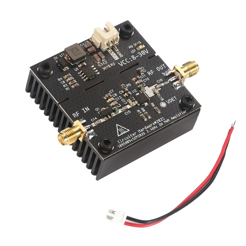Усилители мощности 2,4-2,5 ГГц С выходной мощностью 2 Вт Для Усиления входных напряжений Wi-Fi И радиосигналов В диапазоне от 8 В до 30 В