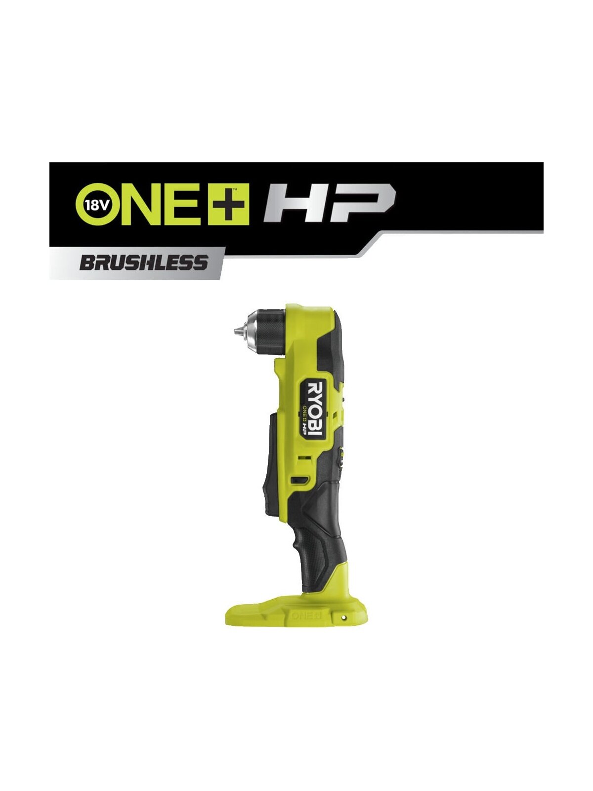 Бесщеточная угловая дрель Ryobi ONE+ HP RAD18C-0 5133004949