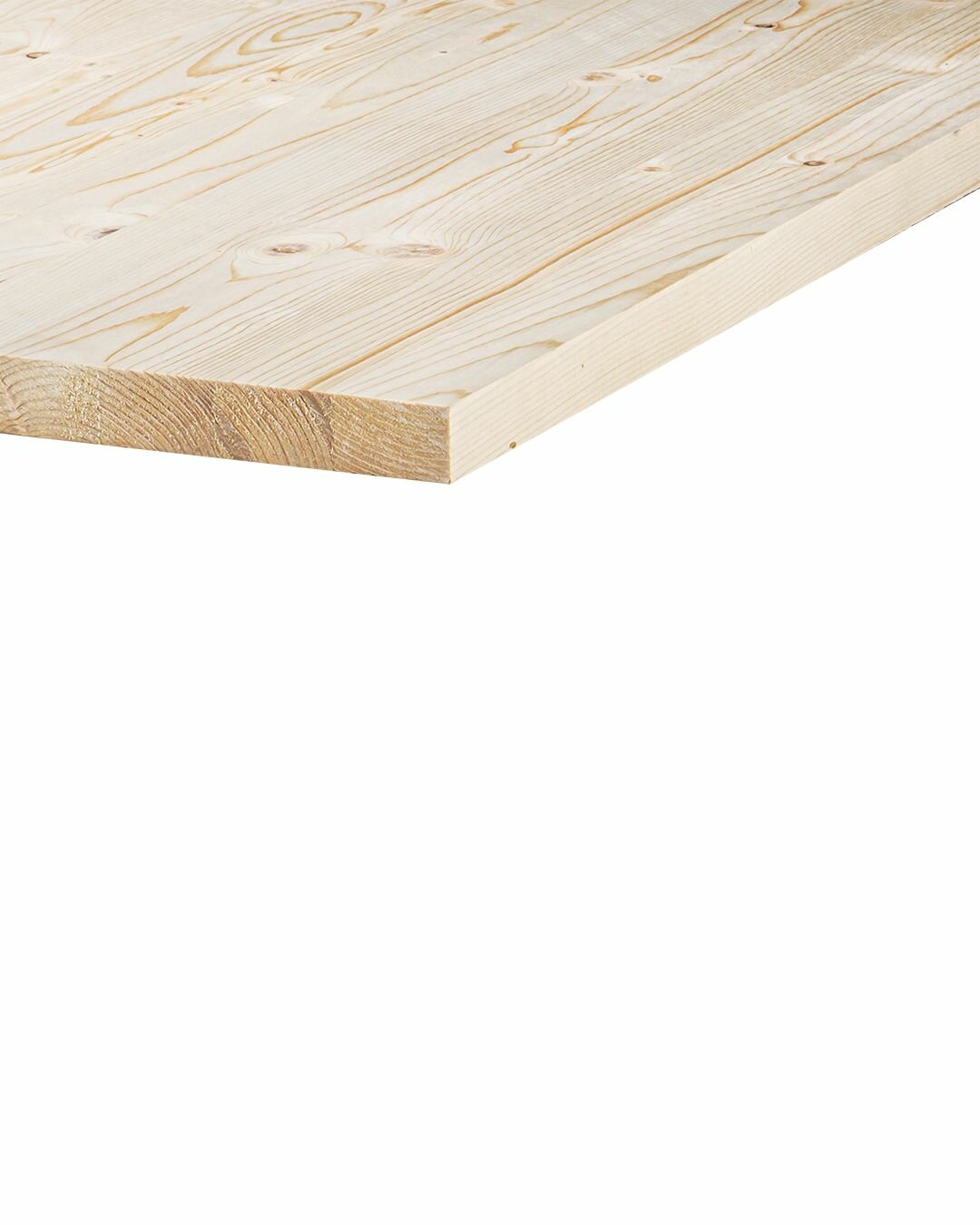 Мебельный щит деревянный 1400x250x28мм Сосна АВ Цельноламельный