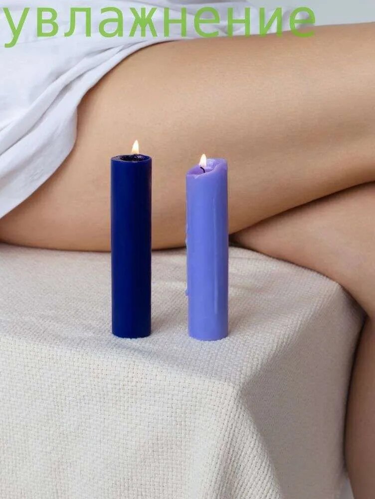 Набор из 2 WAX PLAY бдсм свечей BONDAGE TO FLAME с ароматами корицы и амбры