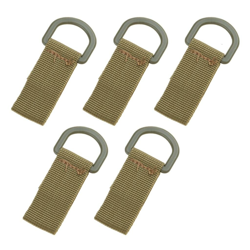 Стропа с D-образными кольцами и крючком, Цвет Хаки