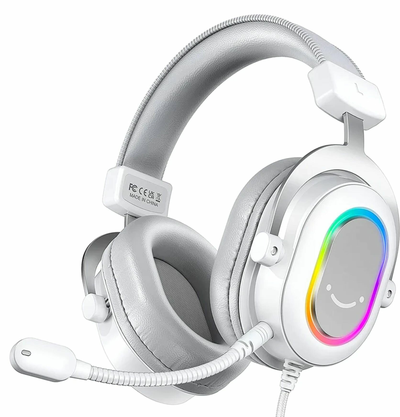 Игровые наушники Fifine H6 Gaming Headsets, White (H6W)
