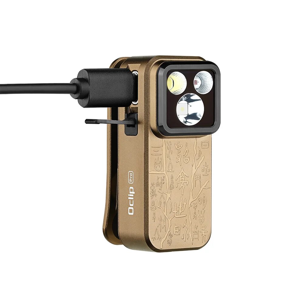 Olight Oclip Pro 500 люмен фонарь Ancient Script Настольная лампа с магнитным креплением