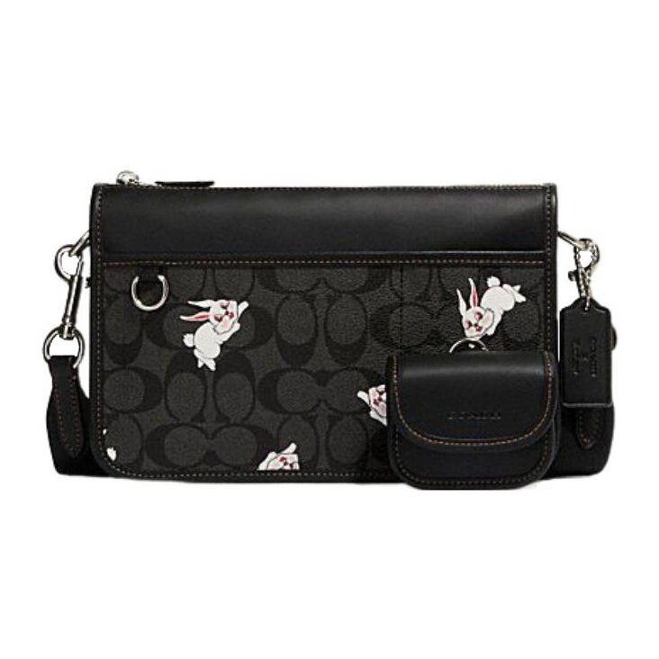 Сумка Coach HERITAGE, фактура тиснение — фото 1