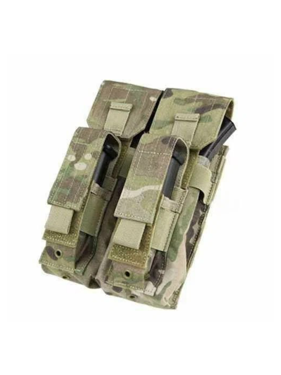 Подсумок Condor МА71-008, для магазина, 2 отсека, 2 кармана, цвет multicam