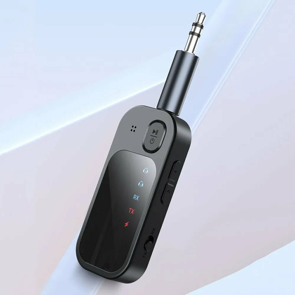 2-в-1 Bluetooth 5.4 аудиоадаптер, приемник-передатчик, подключение 2 устройств, дальность 10 метров