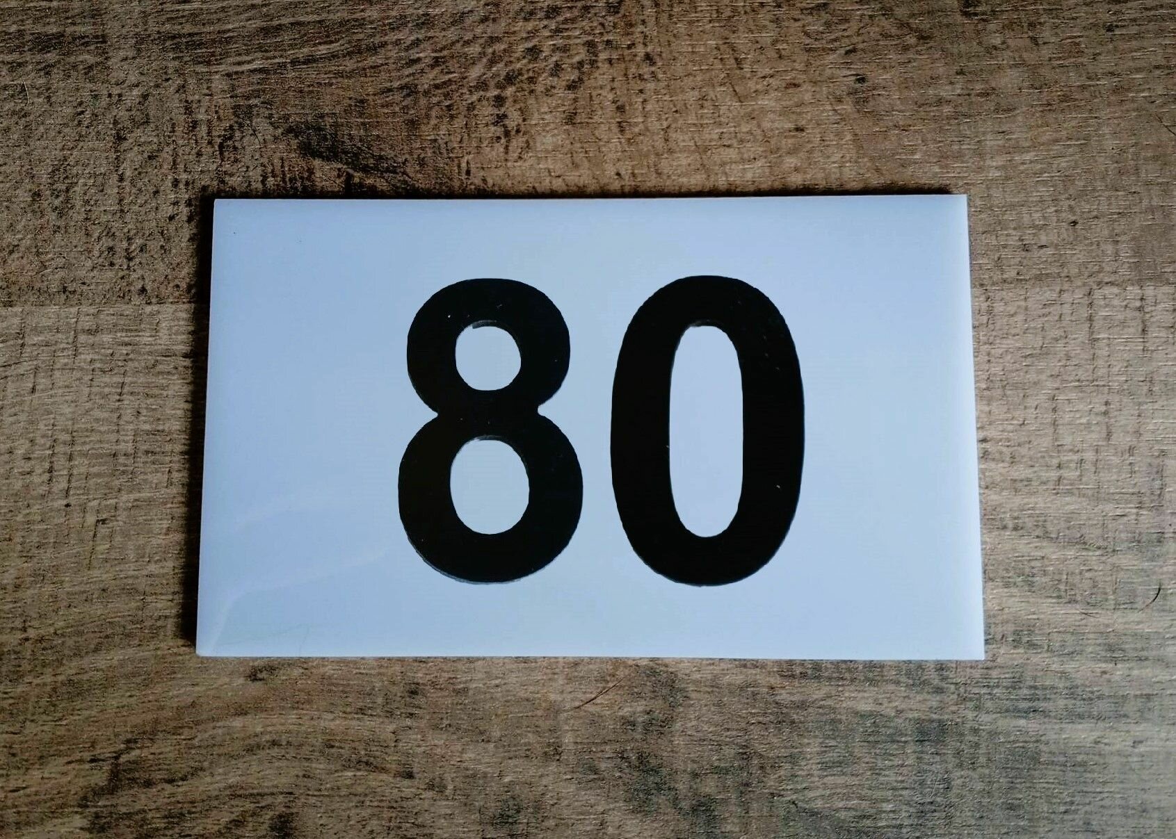Цифры на дверь, табличка с номером 80