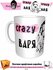 Кружка принтом «Crazy Варя», 330 мл, белая кружка Премиум качества, авторский пр...