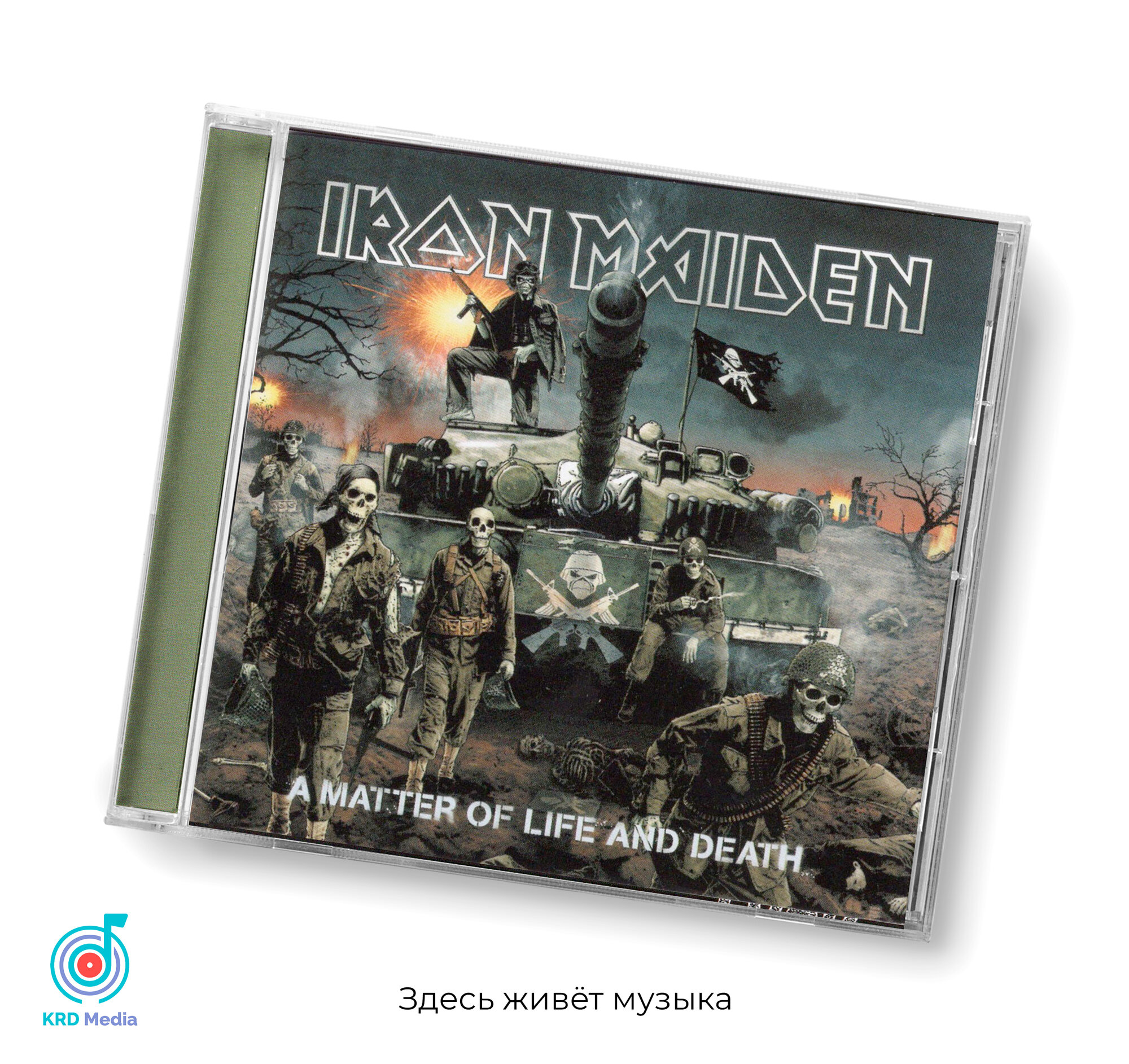 IRON MAIDEN - A Matter Of Life And Deatth, 2006, 16-page, CD-Аудио