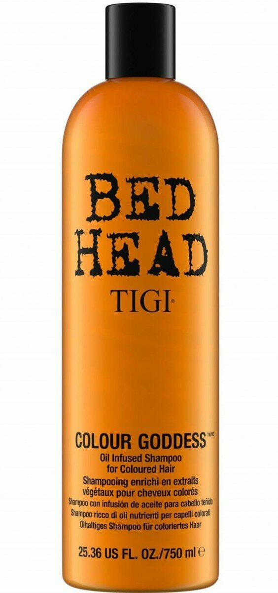 TIGI Bed Head Colour Goddess Oil Infused Shampoo - Шампунь для окрашенных волос, 750мл