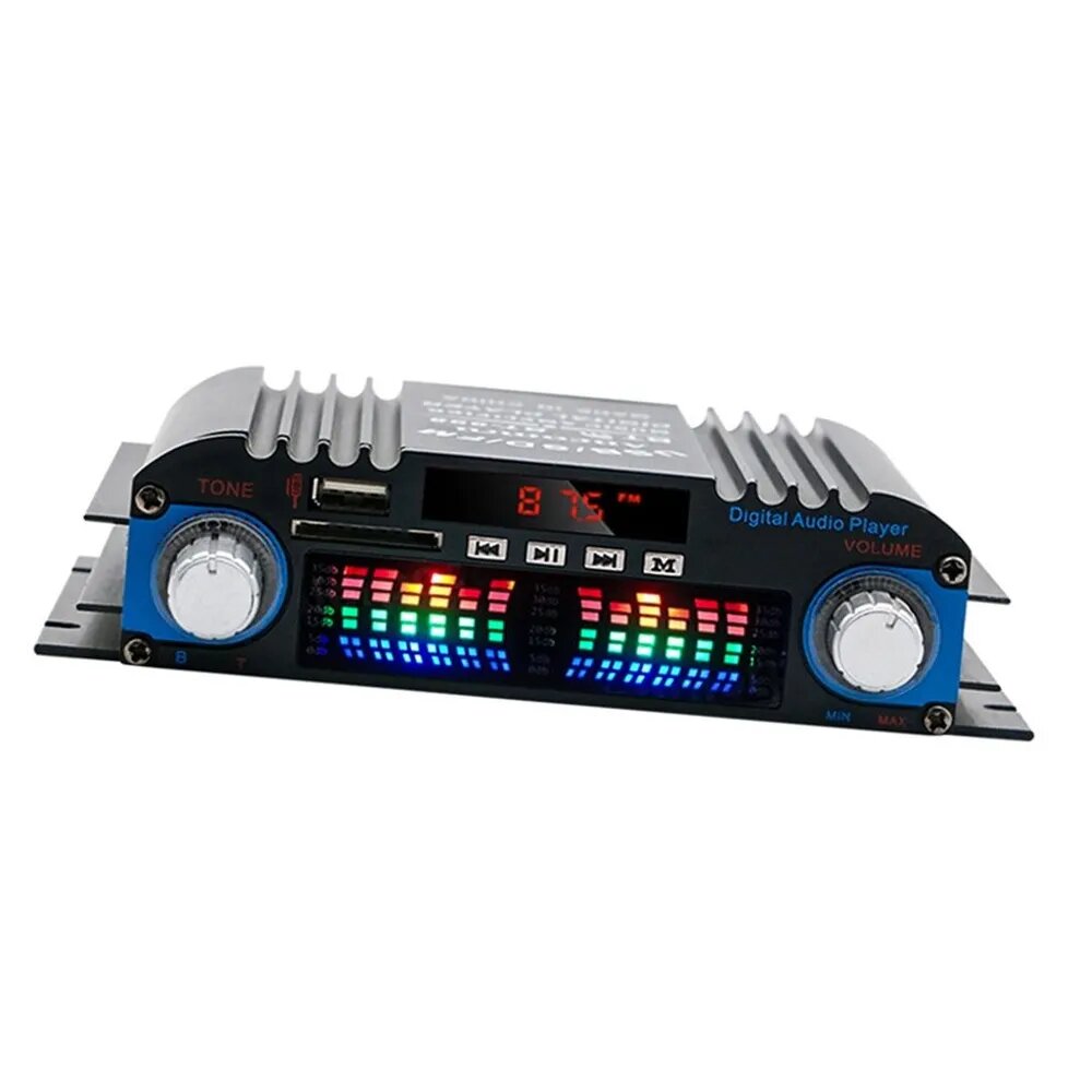 4-канальный усилитель 60Wx4 с Bluetooth для домашнего кинотеатра и автомобиля