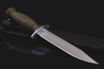 Нож туристический, охотничий/Нож разведчика НР-43 Вишня. Сталь 95х18. Рукоять пластик (зеленый).