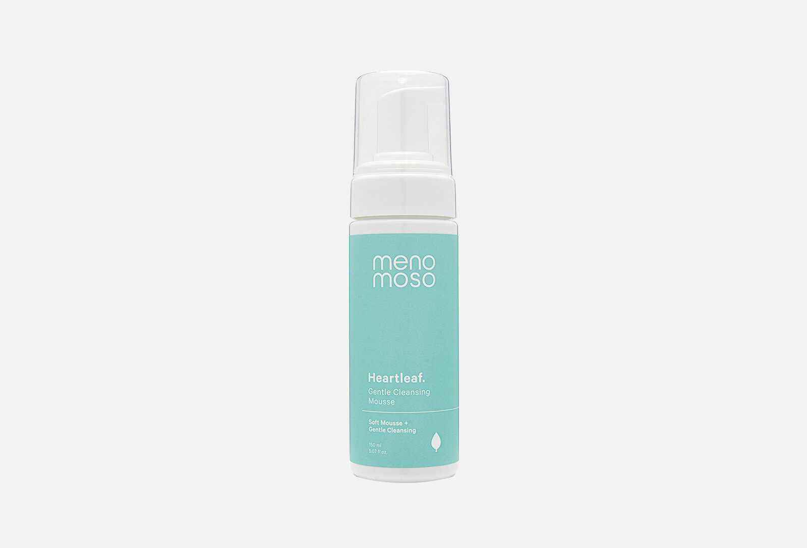 Menomoso Пенка-мусс мягкая очищающая с экстрактом хауттюйнии Heartleaf gentle cleansing mousse, 150 мл