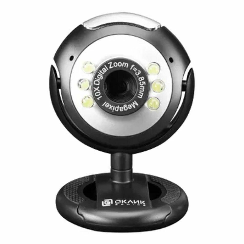 Oklick Оклик OK - C8825 черный 0.3Mpix 640x480 USB2.0 с микрофоном