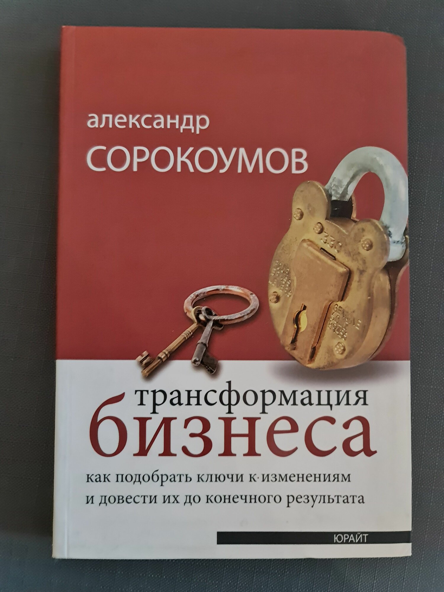 Сорокоумов А. - Трансформация бизнеса. Как подобрать ключи к изменениям и довести их до конечного результата, книга, 2009