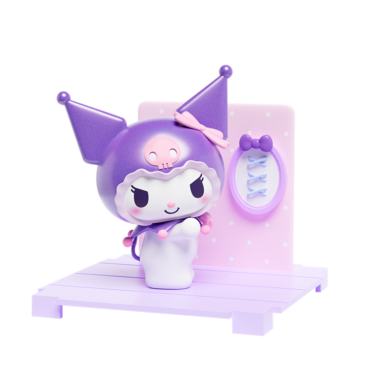 Домашняя коллекция унисекс MOETCH Kuromi Sanrio, Confirmed Style - Cozy Hanging Painting (Unbox and Unbag)