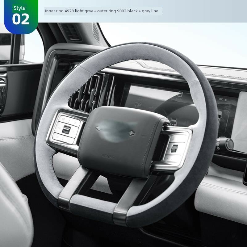 Рулевое колесо Equinox Titanium 7 с титановой 3 ручной вышивкой, стиль 02, высококачественный автомобильный аксессуар
