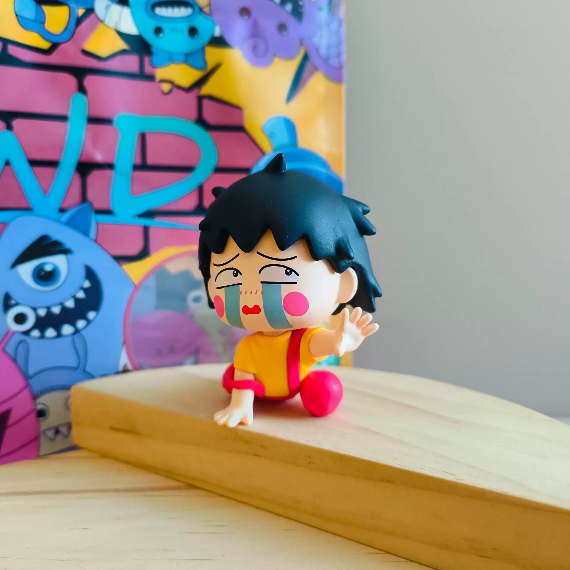 Коллекционная фигурка Chibi Maruko-chan из серии «Забавная жизнь», трендовая игрушка-сюрприз, настольное украшение,