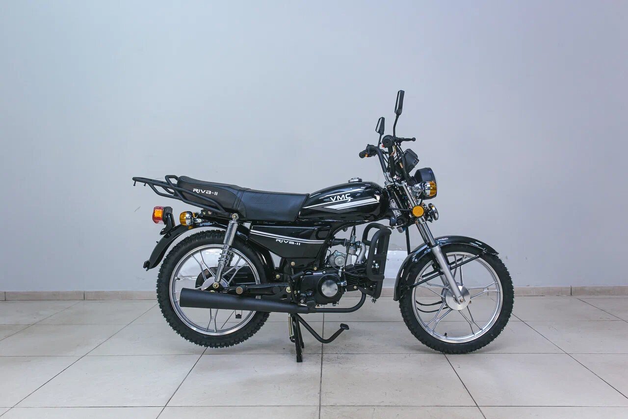 Мопед VMC RIVA-II СМ48Q СН1100Б (черный) артикул 56887Б без ПТС В заводской упаковке требует финальной сборки.