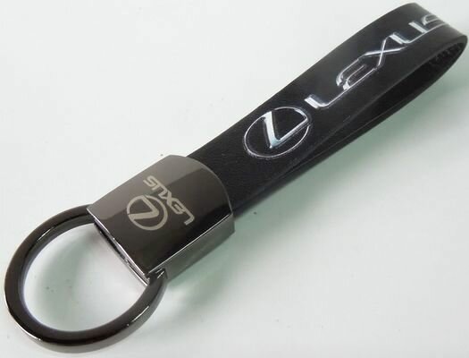 Брелок Lexus кожаный жгут, кольцо-карабин************************