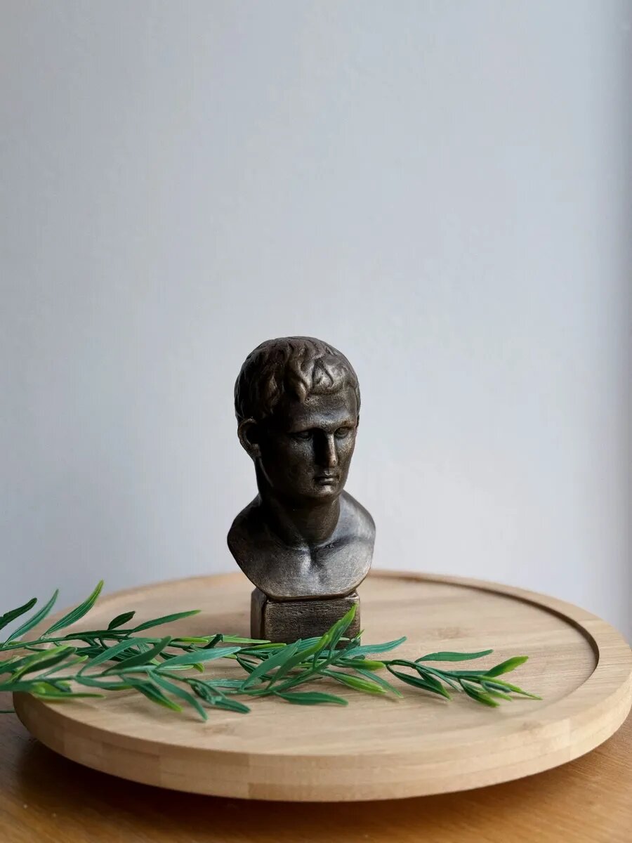 Статуэтка Марк Агриппа, 13 см, из гипса, ручная работа, в цвете — фото 1