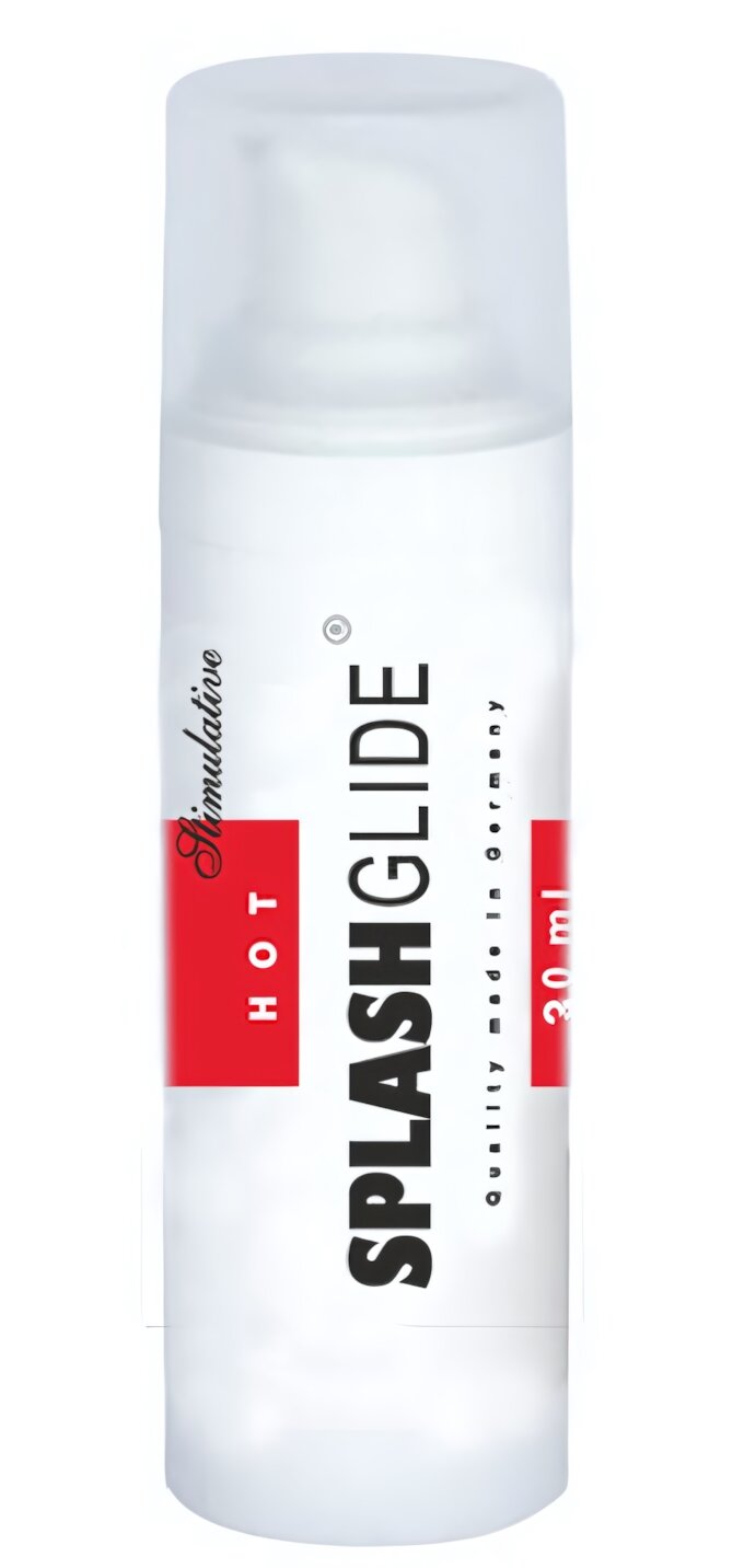 Возбуждающий гель-лубрикант SPLASHGLIDE "HOT STIMULATIVE" с разогревающим эффектом, прозрачный, 30 мл