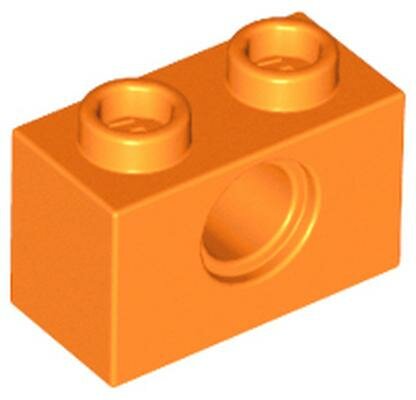 Деталь Lego 3700 Technic, Brick 1 x 2 with Hole