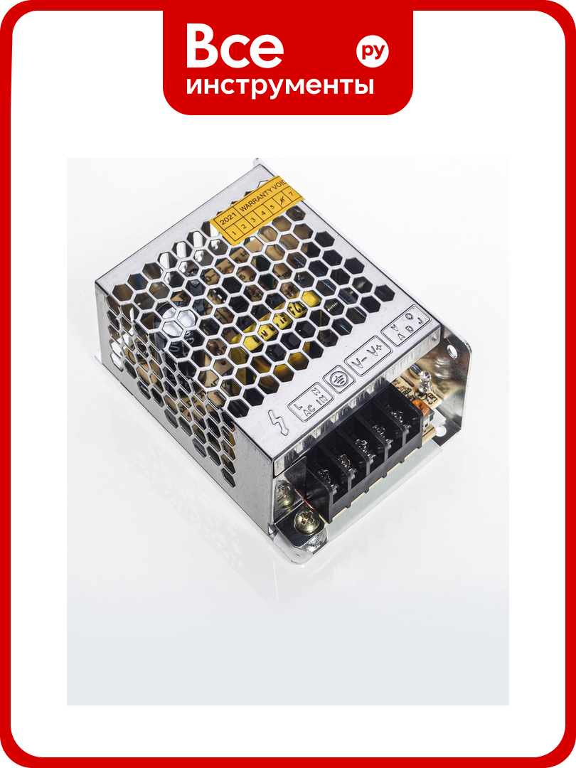 Блок питания GS Star T-36w-24v IP20 3119, с отверстиями обладает хорошим теплоотводом