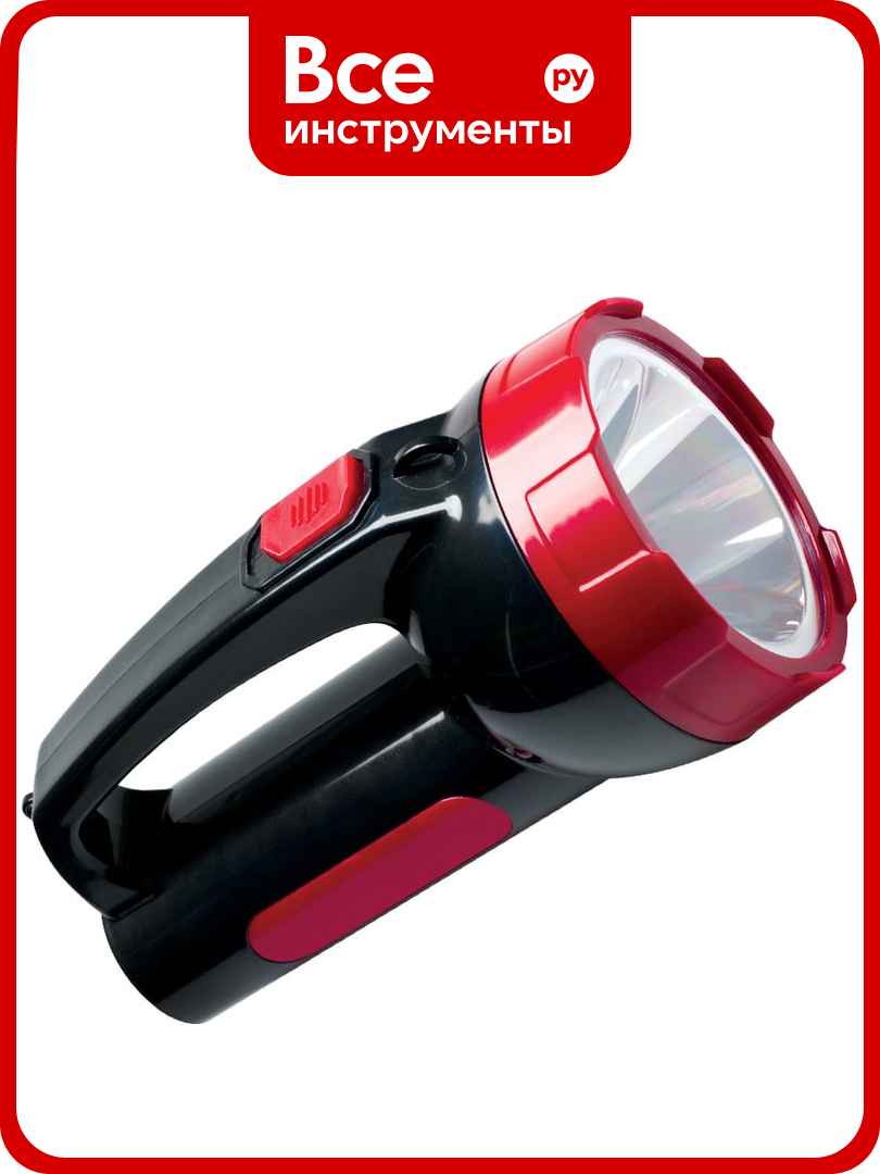 Светодиодный аккумуляторный фонарь космос Экономик 1х5Вт LED зарядка 220В 452439 KOCAc9105WLED
