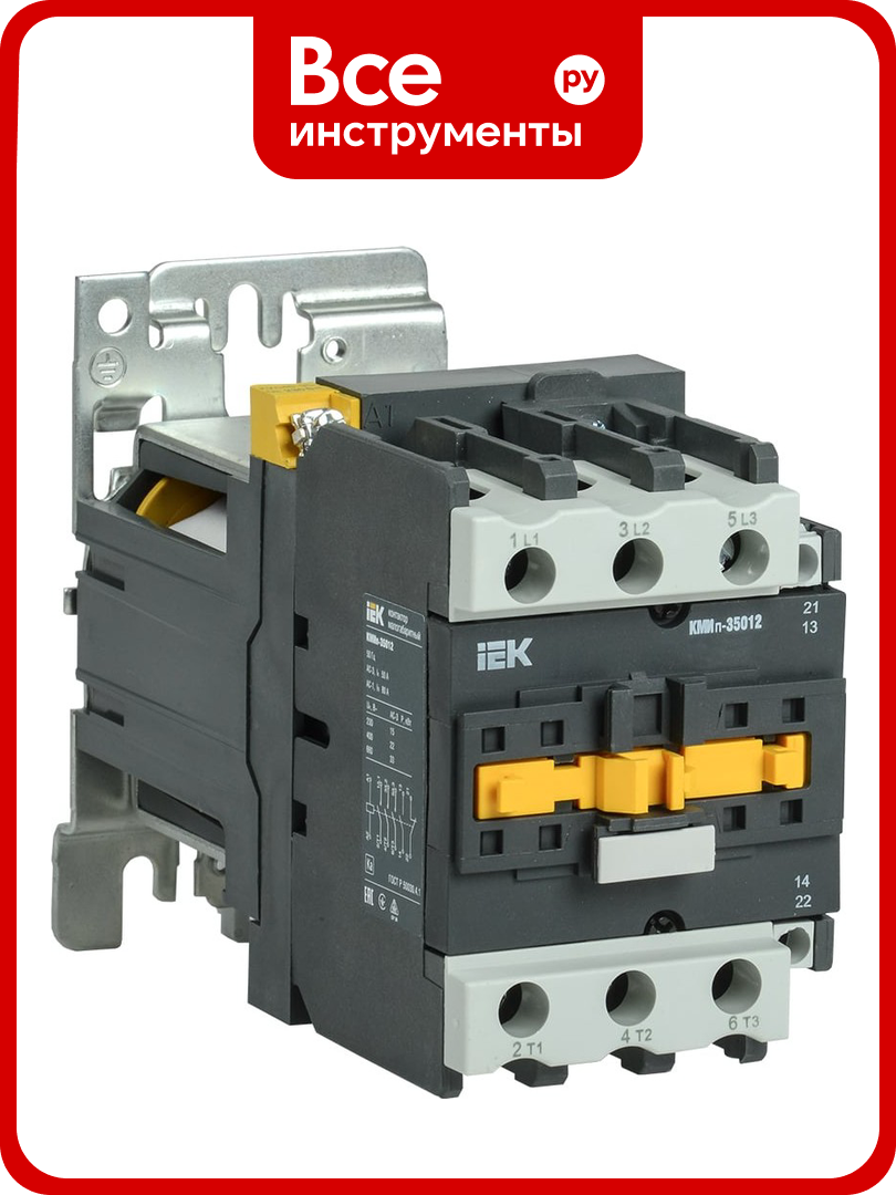 Контактор IEK КМИп-34012 40А 24В/АС3 1НО,1НЗ KMD31-040-024-11