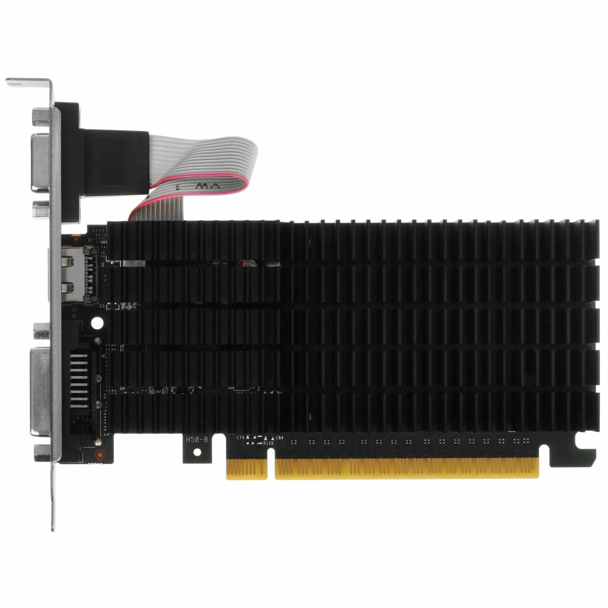 AFOX Видеокарта GT710 1G DDR3 64bit DVI DP HDMI PASSIVE AF710 - 1024D3L5 RTL