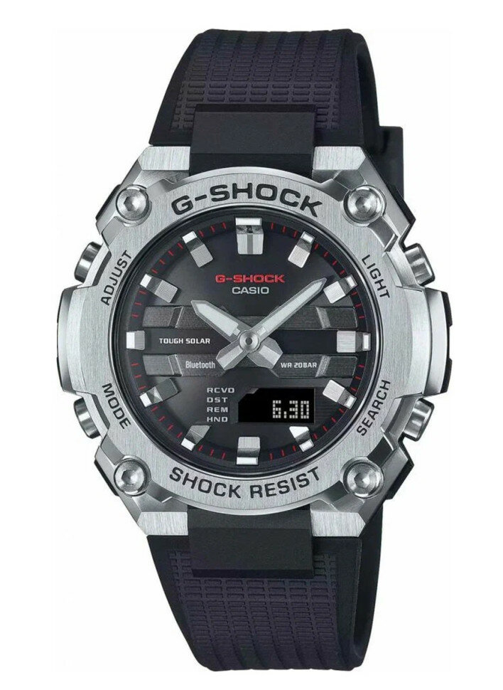 Наручные часы CASIO, черный, серебряный