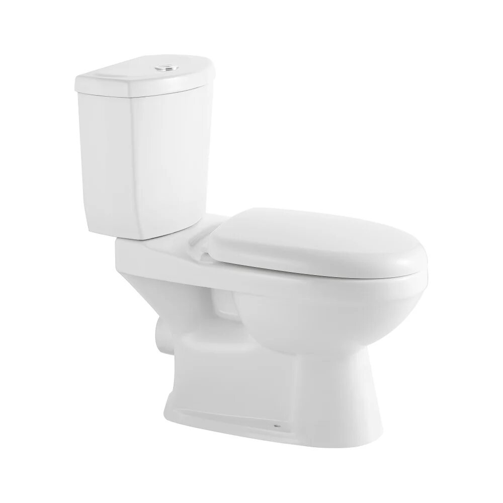 Унитаз напольный безободковый IBERICA BLANCA ALBO, белый, сиденье дюропласт, soft close IB. ALB.121.1B1