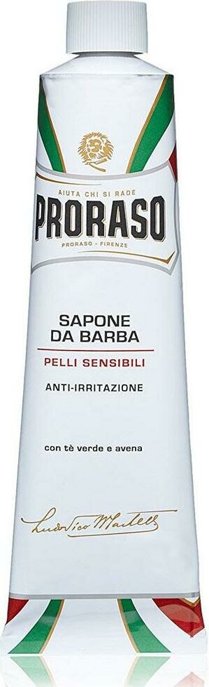 Proraso Крем для бритья для чувствительной кожи с зеленым чаем и овсом Shave Cream For Sensitive Skin Green Tea 10*2ml