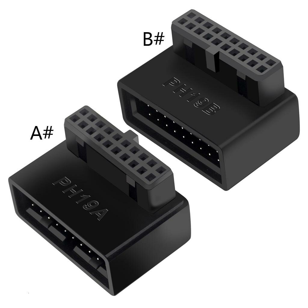 Адаптер USB 3.0 19/20 pin — Type-E, Тип А — фото 1