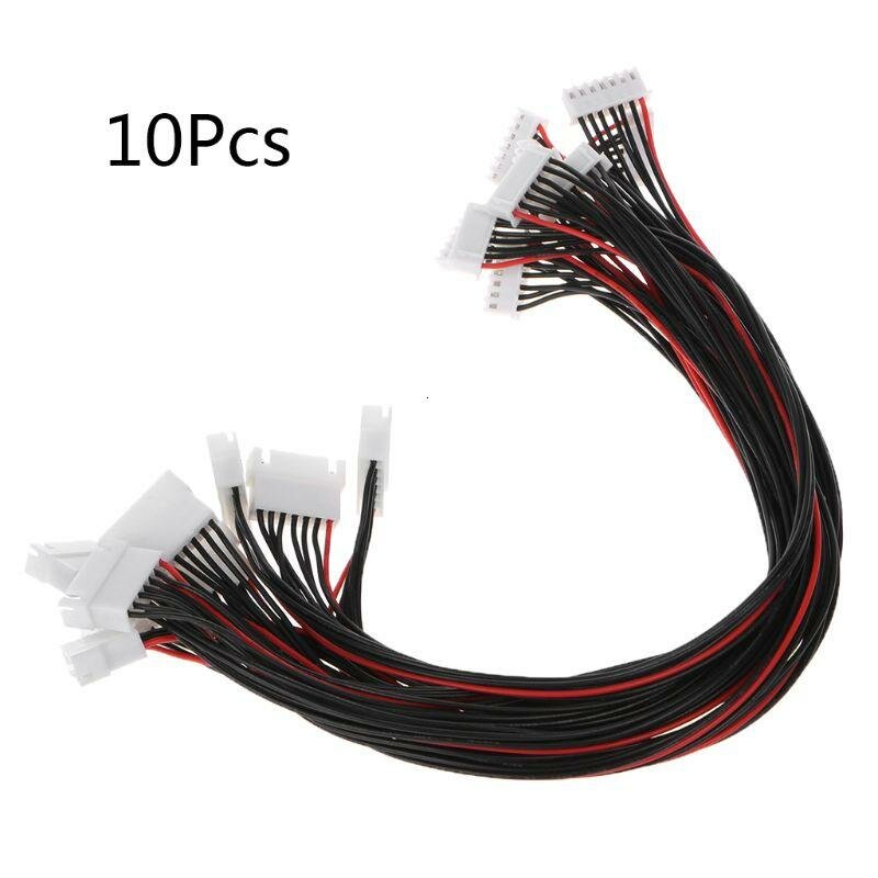 Балансировочный удлинитель JST-XH для LiPo 6S, 10 шт, Белый