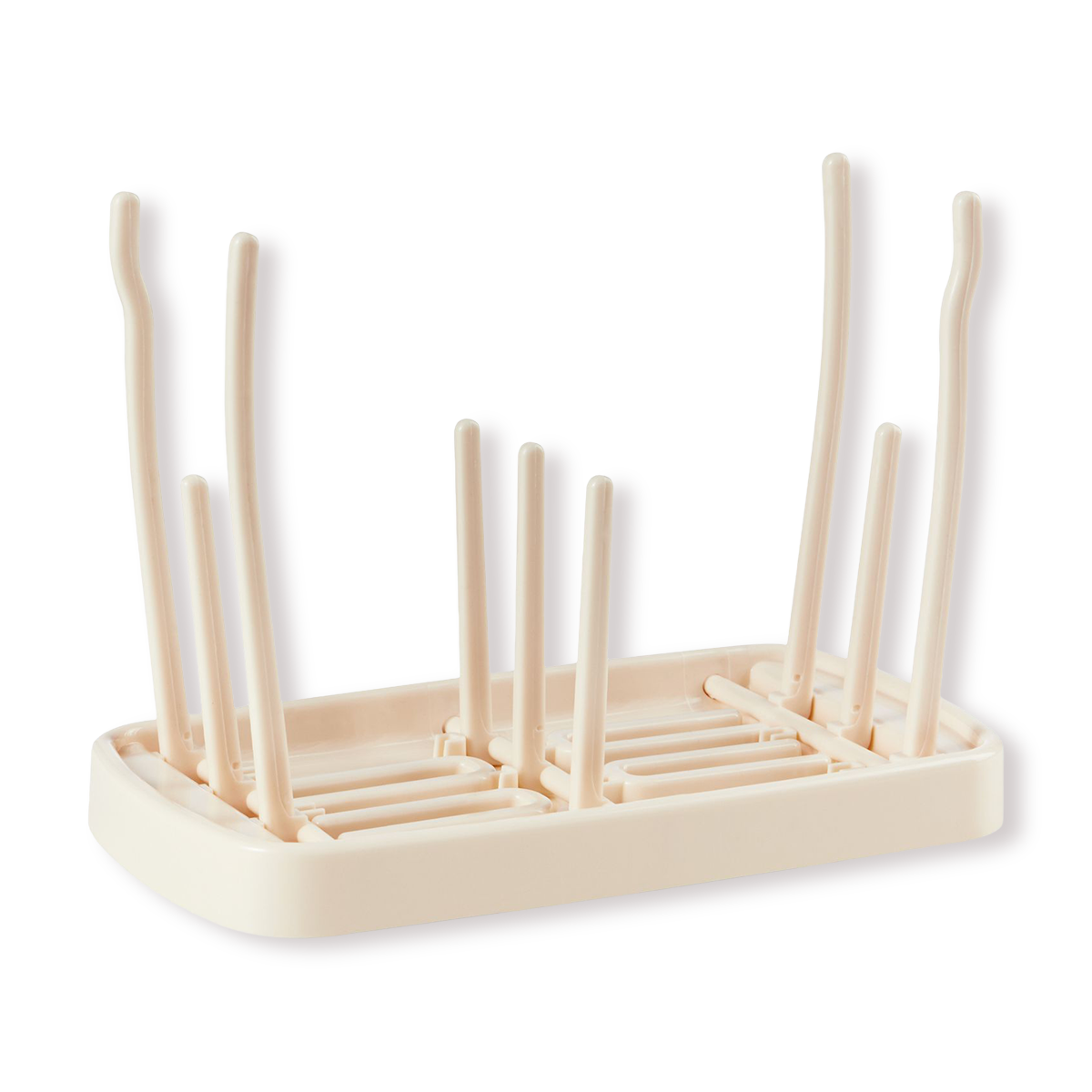 Сушка для бутылочек Happy Baby, кремовая, пластик, 1 упаковка
