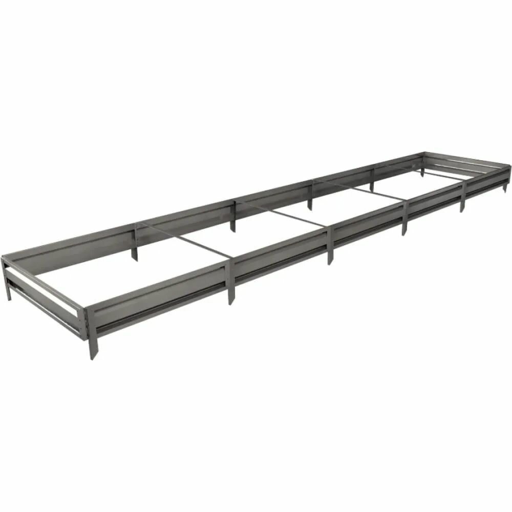 Готовая грядка Delta-Park GL 1х5 м, серебристая 30010_GL15Zn