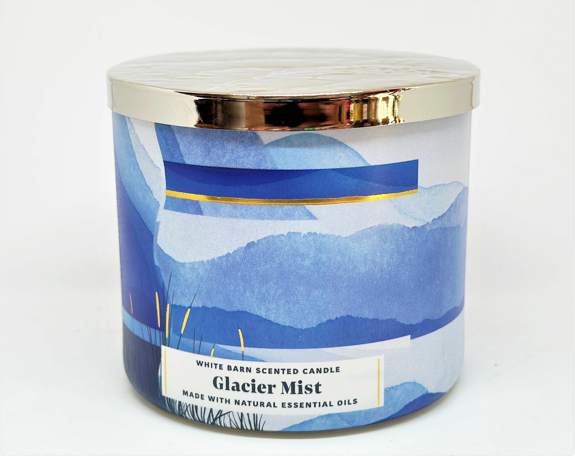 Bath and Body Works свеча ароматическая с 3-мя фитилями Glacier Mist