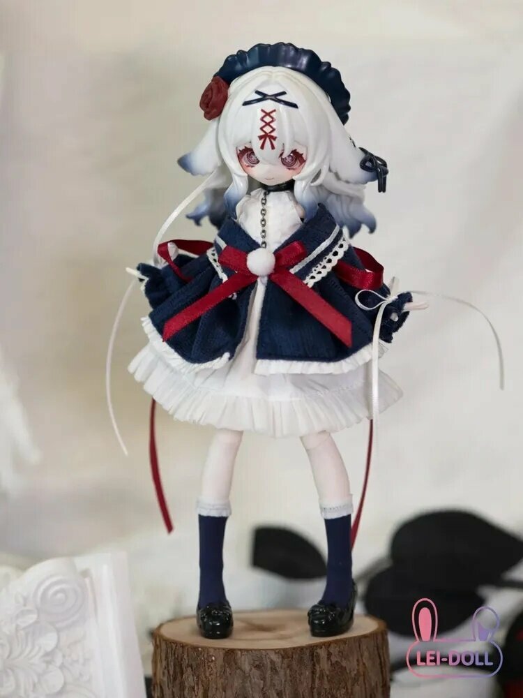 LEI-Doll 1/8 Кукла с шаровидными суставами BJD,(Oblivion's Luminaria Series) ,20cm, полный набор прически, одежды и аксессуаров, коллекционная, подарок для девочек