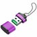 Читатель micro SD TF - фиолетовый