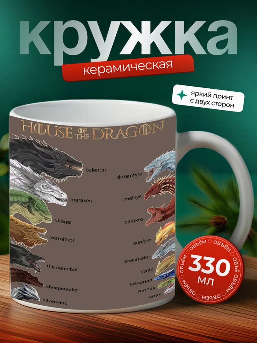 Кружка Дом Дракона 30,
