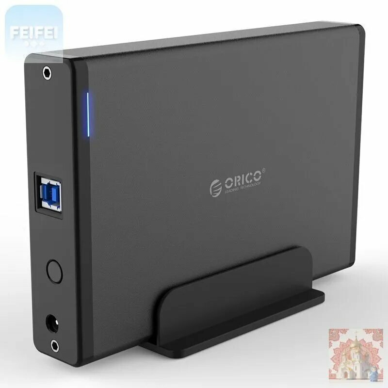Док-станция для жёстких дисков ORICO черный ORICO-7688U3-EU-BK-BP