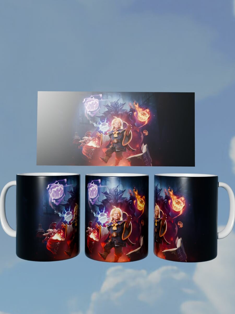 Кружка Dota 2 invoker, Dota, invoker, инвокер
