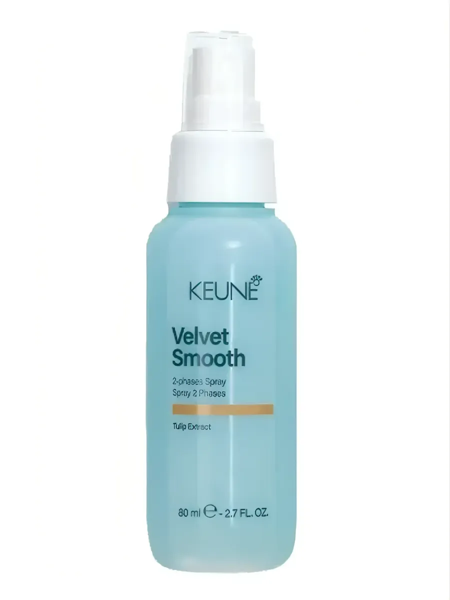 Спрей Keune Velvet Smooth Двухфазный Кондиционер-Спрей Бархатная Гладкость, 80 мл